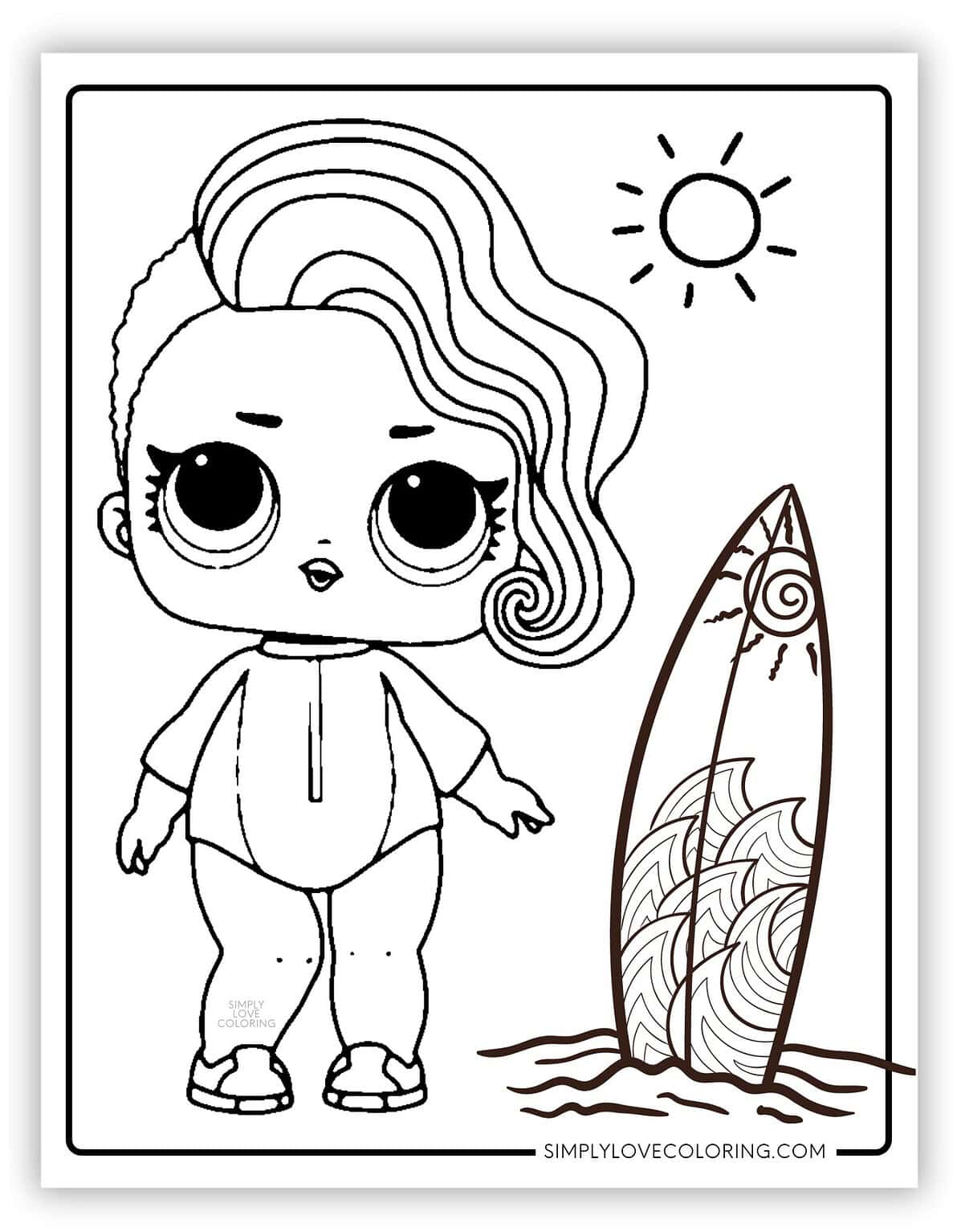 32 Fun LOL Surprise Coloring Pages (Free PDF Printables) - Simply Love ...