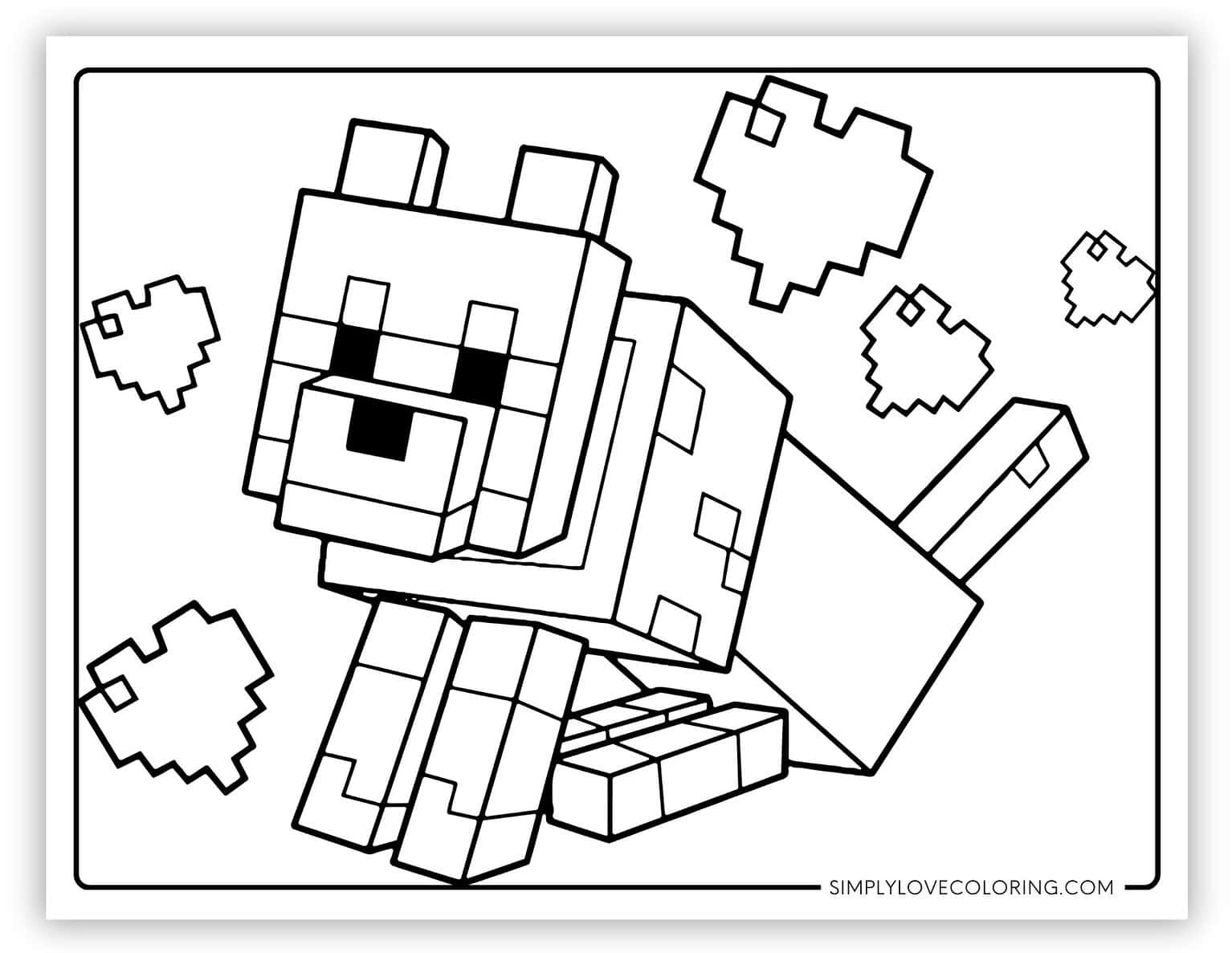27 Fun Minecraft Coloring Pages (Free PDF Printables) - Simply Love ...