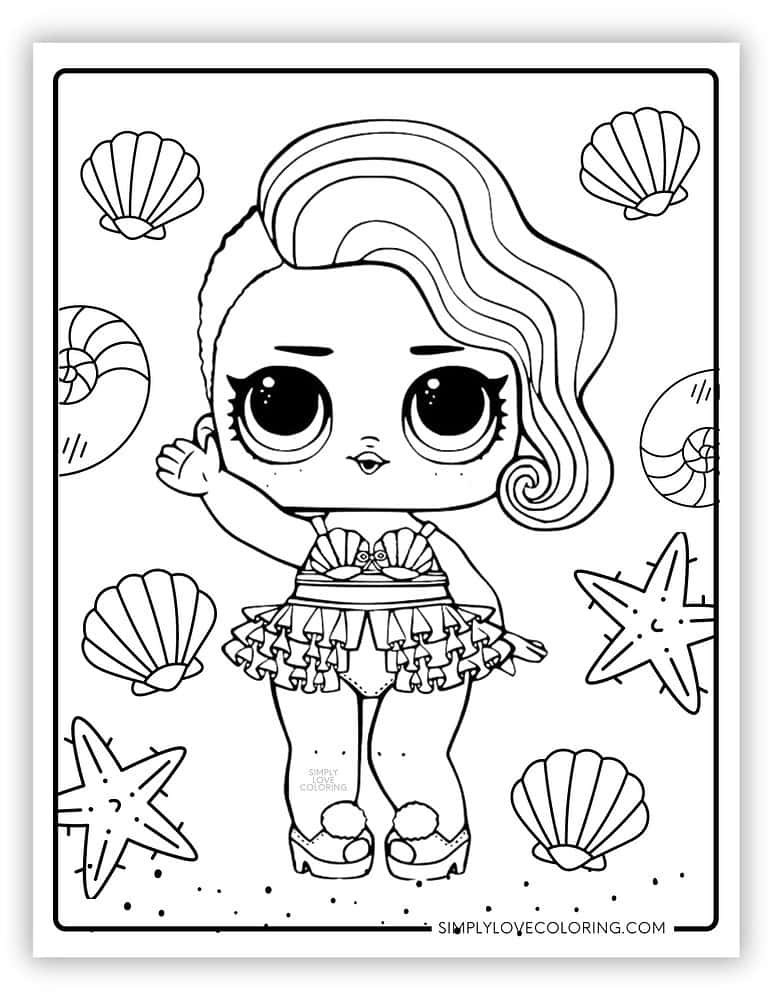 32 Fun LOL Surprise Coloring Pages (Free PDF Printables) - Simply Love Coloring