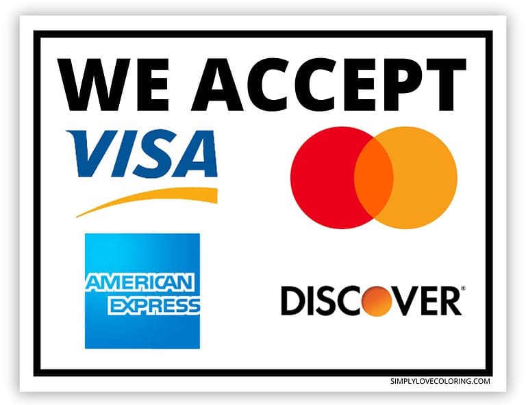 We Accept Credit Cards Printable Sign (Free PDF Download) - Simply Love ...