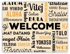 Printable Welcome Sign (Free PDF Download) - Simply Love Coloring