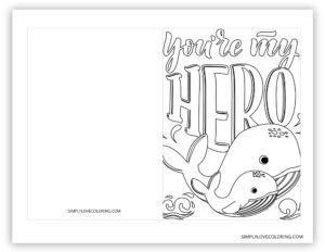 Father's Day Coloring Cards (Free PDF Printables) - Simply Love Coloring