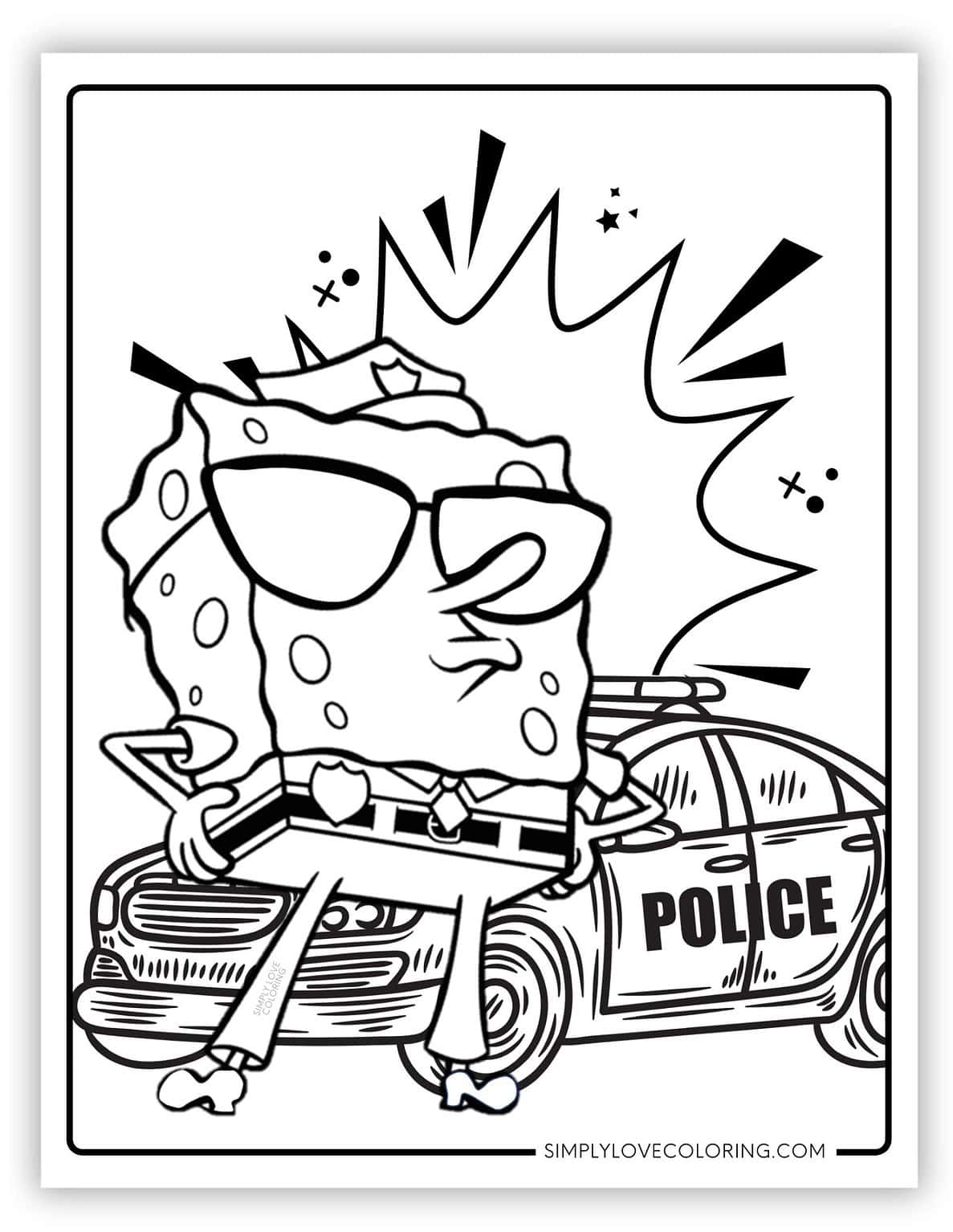 48 SpongeBob Coloring Pages (Free PDF Printables) - Simply Love Coloring