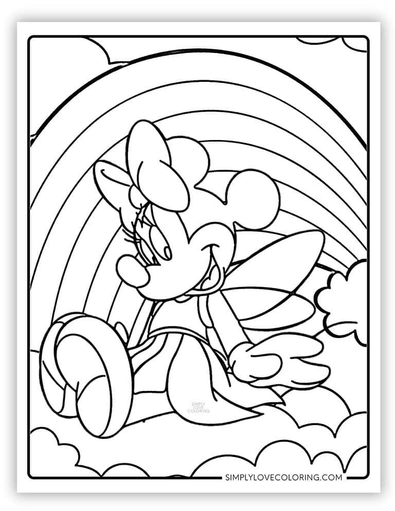 Minnie Mouse Coloring Pages (Free PDF Printables) - Simply Love Coloring