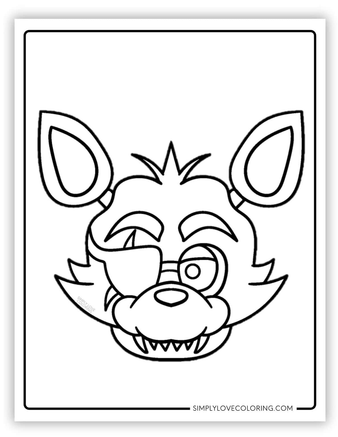 FNAF Coloring Pages (Five Nights at Freddy's Free PDF Downloads ...