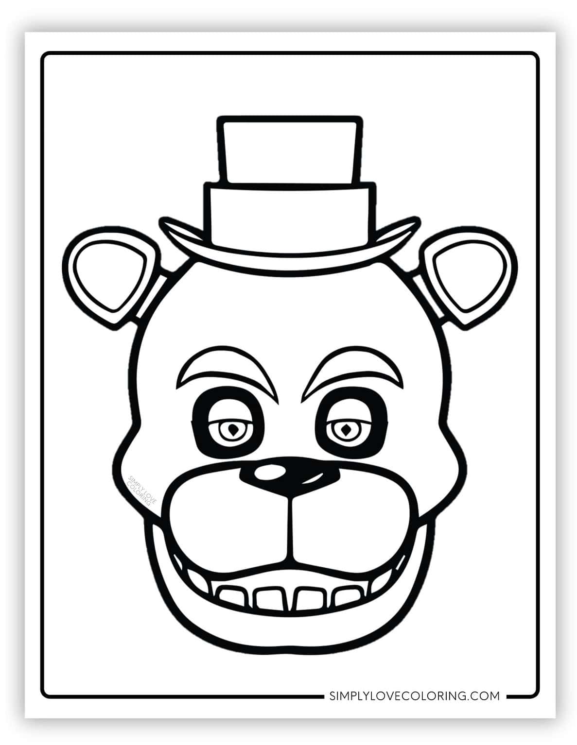 FNAF Coloring Pages (Five Nights at Freddy's Free PDF Downloads ...