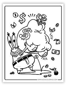 48 SpongeBob Coloring Pages (Free PDF Printables) - Simply Love Coloring