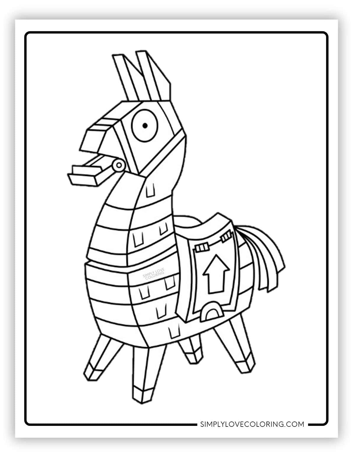Fortnite Coloring Pages (Free PDF Printables) - Simply Love Coloring