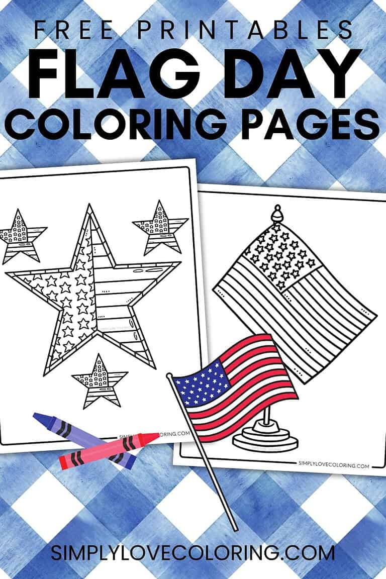 Flag Day Coloring Pages (Free PDF Printables) - Simply Love Coloring