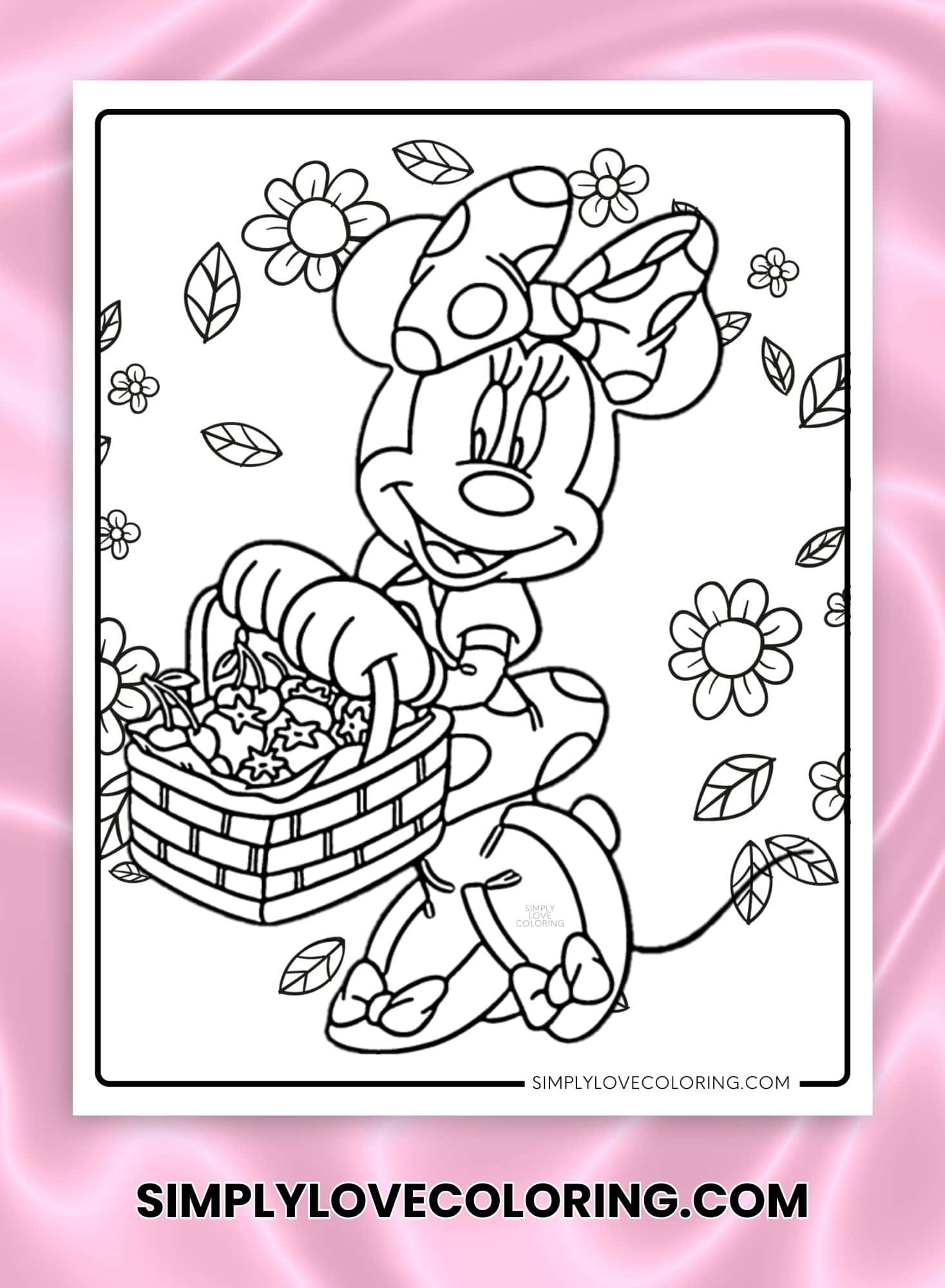 Minnie Mouse Coloring Pages (Free PDF Printables) - Simply Love Coloring