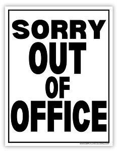 Out of the Office Signs Printable (Free downloads) - Simply Love Coloring