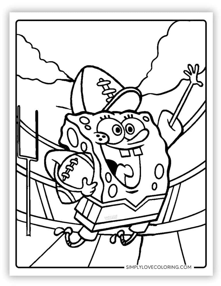 48 SpongeBob Coloring Pages (Free PDF Printables) - Simply Love Coloring