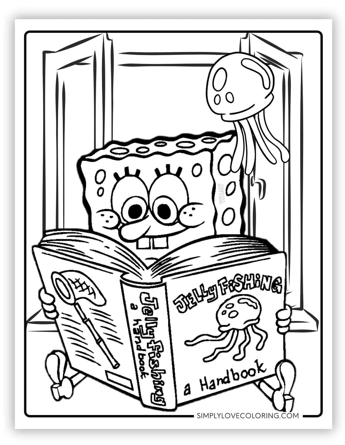 48 SpongeBob Coloring Pages (Free PDF Printables) - Simply Love Coloring