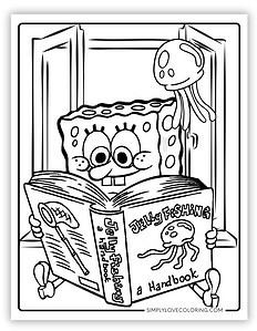 48 SpongeBob Coloring Pages (Free PDF Printables) - Simply Love Coloring