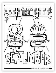 September Coloring Pages (Free PDF Printables) - Simply Love Coloring
