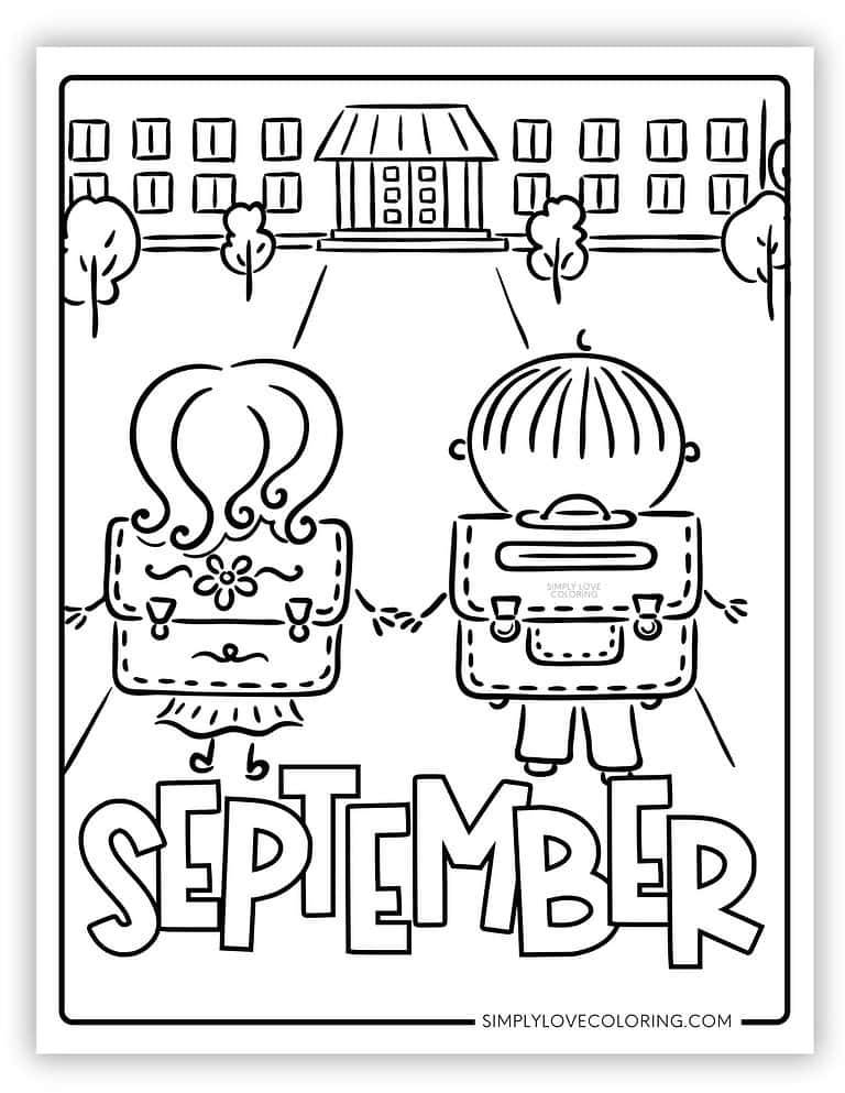 September Coloring Pages (Free PDF Printables) - Simply Love Coloring