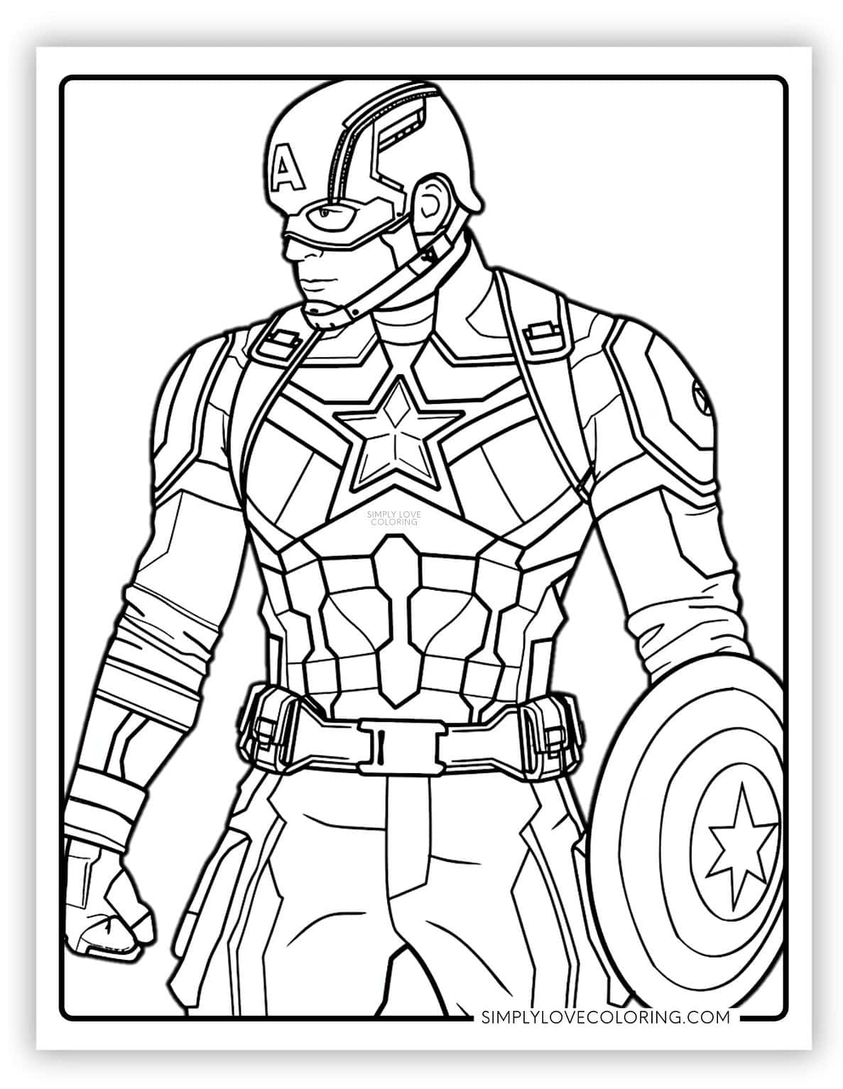 Marvel Avengers Coloring Pages (Free PDF Printables) - Simply Love Coloring