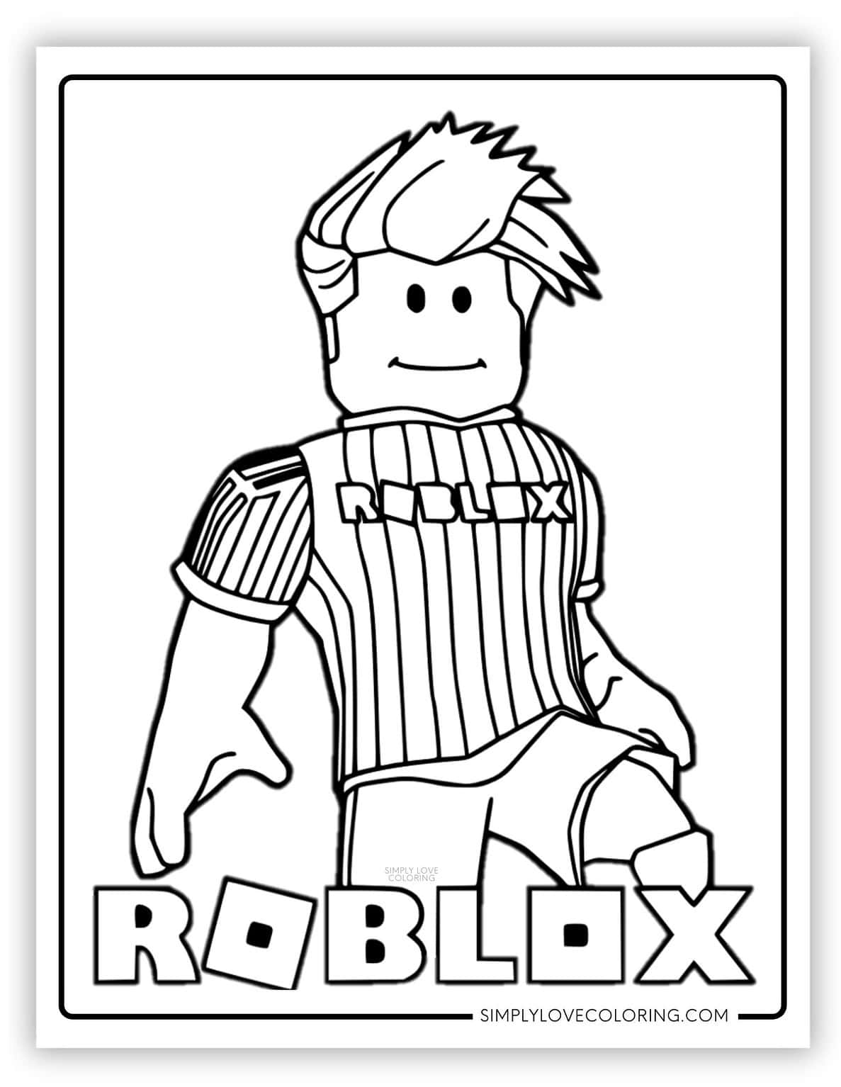 34 Roblox Coloring Pages (Free PDF Printables) - Simply Love Coloring