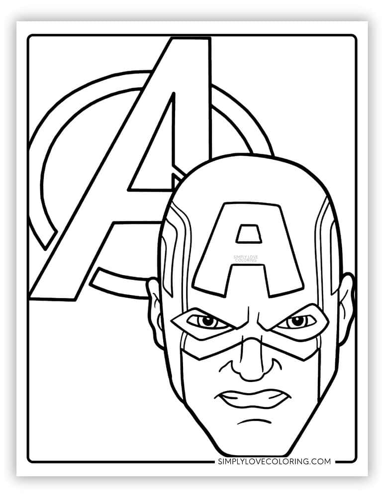 Marvel Avengers Coloring Pages (Free PDF Printables) - Simply Love Coloring