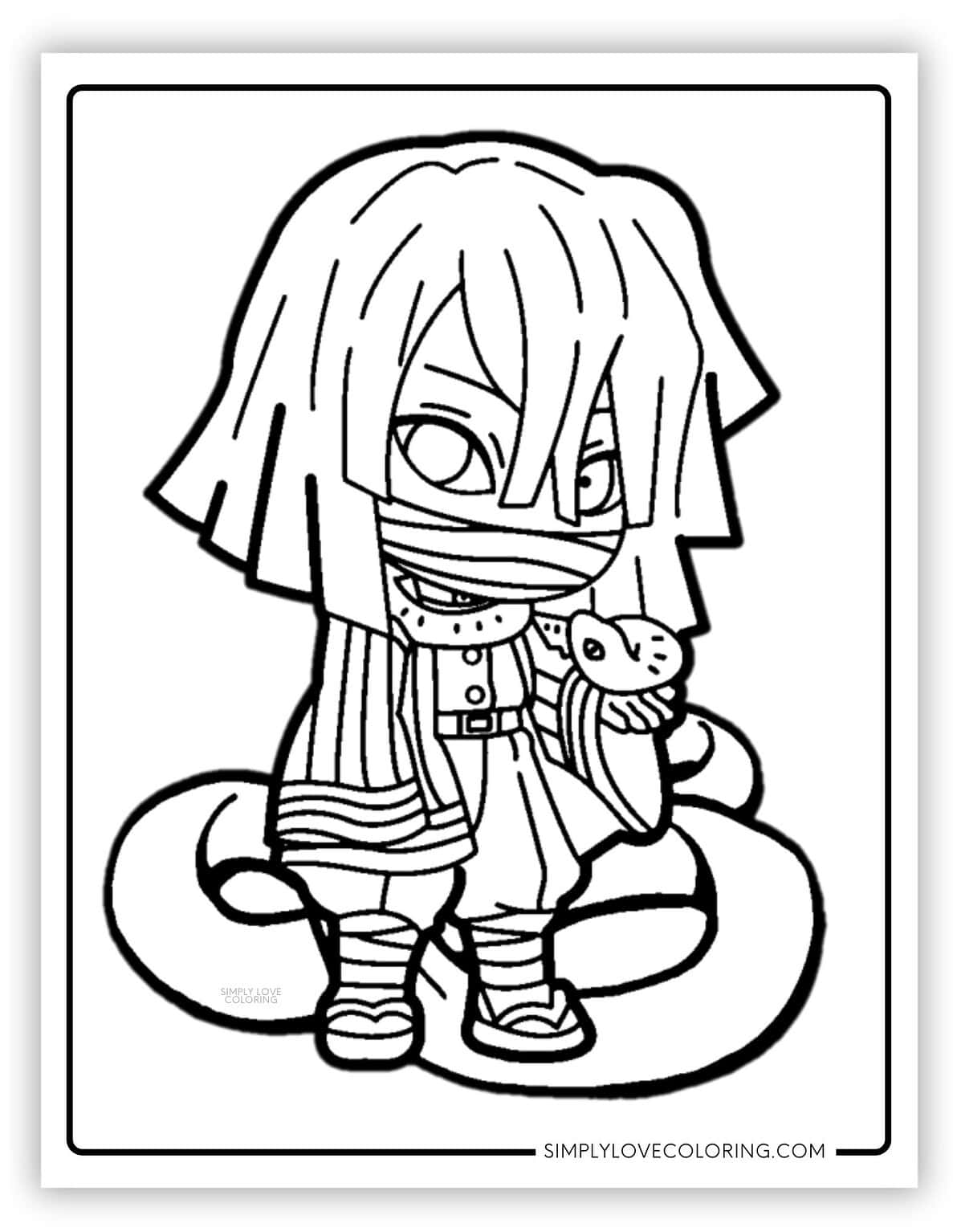 35 Demon Slayer Coloring Pages (Free PDF Printables) - Simply Love Coloring