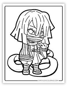 35 Demon Slayer Coloring Pages (Free PDF Printables) - Simply Love Coloring