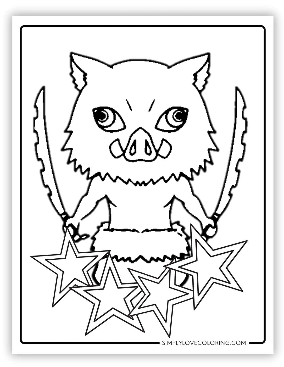 35 Demon Slayer Coloring Pages (Free PDF Printables) - Simply Love Coloring