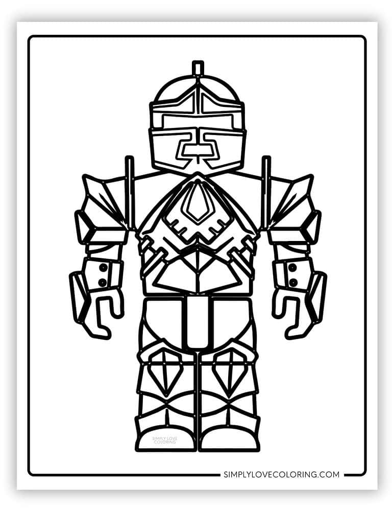 34 Roblox Coloring Pages (Free PDF Printables) - Simply Love Coloring