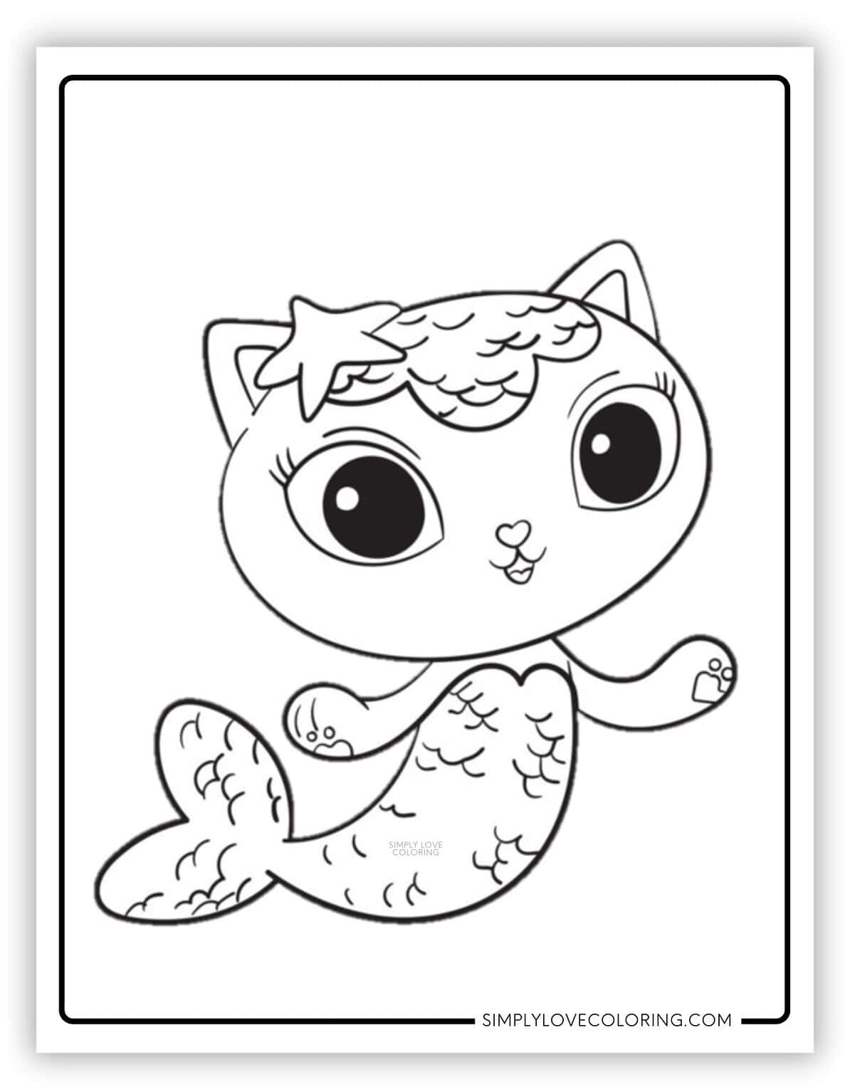 Gabby's Dollhouse Coloring Pages (Free PDF Printables) - Simply Love ...