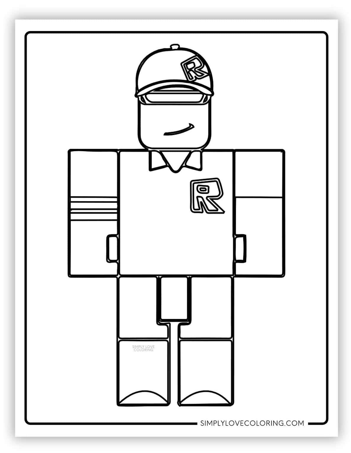 34 Roblox Coloring Pages (Free PDF Printables) - Simply Love Coloring