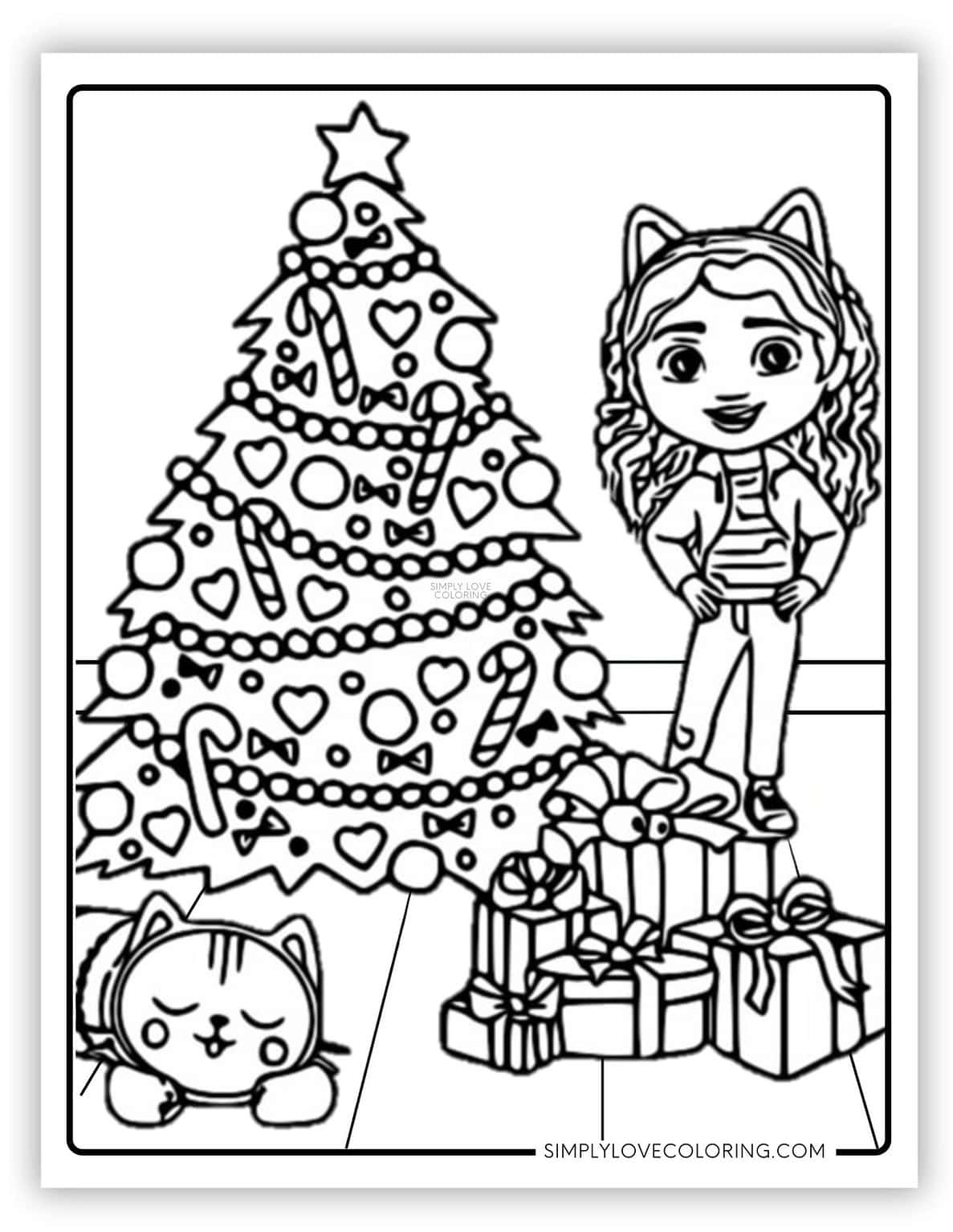 Gabby's Dollhouse Coloring Pages (Free PDF Printables) - Simply Love ...