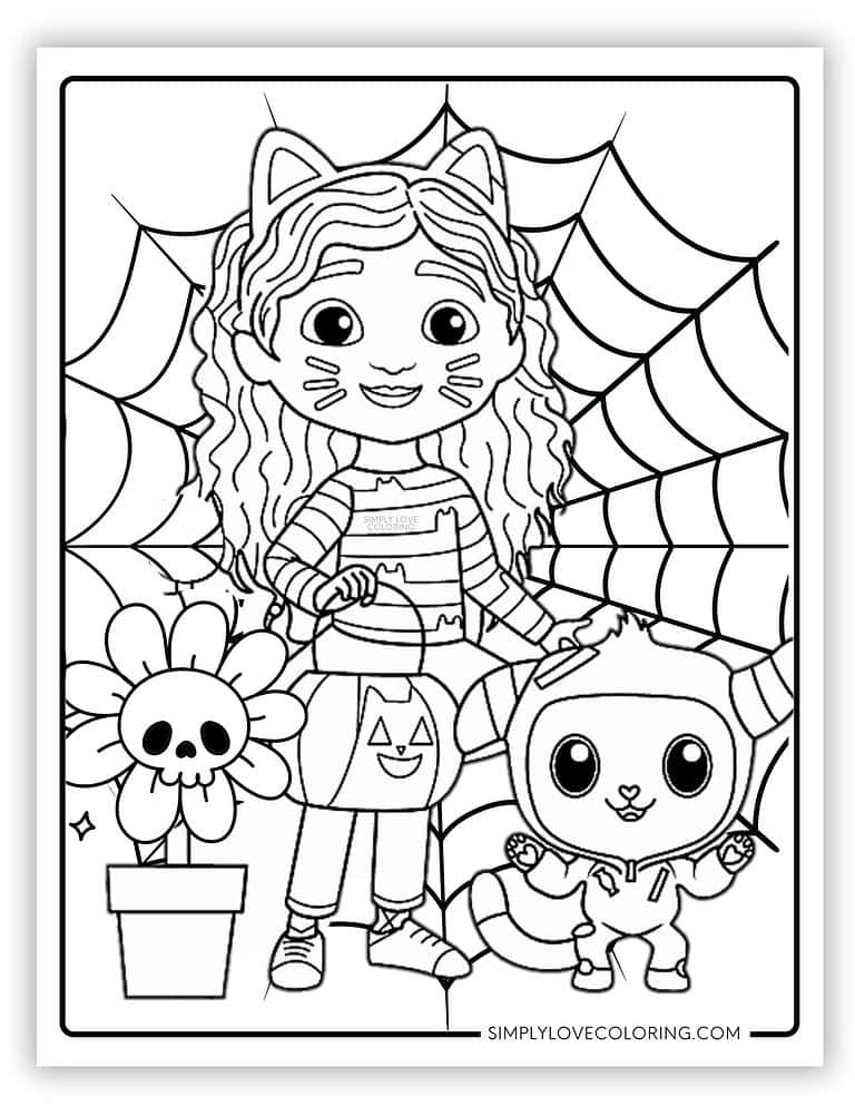 Gabby's Dollhouse Coloring Pages (Free PDF Printables) - Simply Love ...