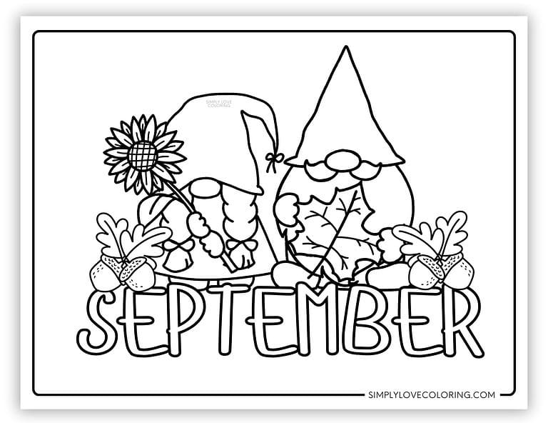 September Coloring Pages (Free PDF Printables) - Simply Love Coloring