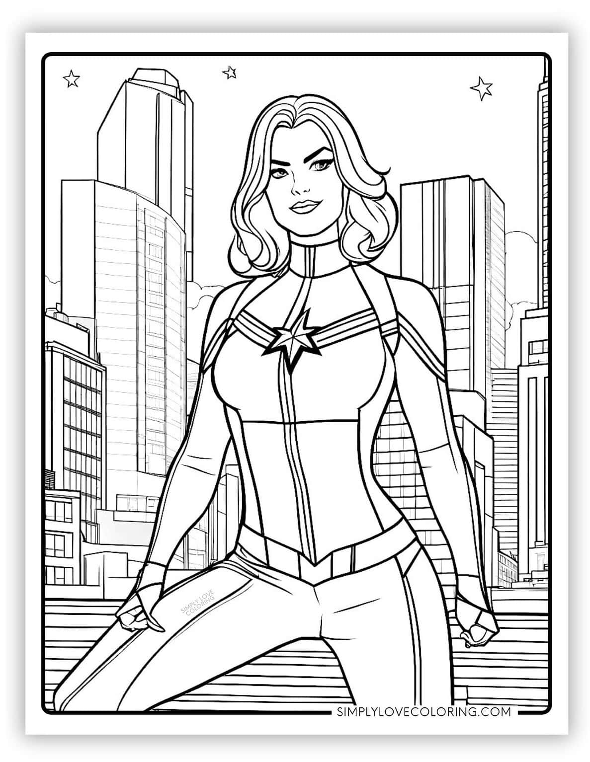 Marvel Avengers Coloring Pages (Free PDF Printables) - Simply Love Coloring