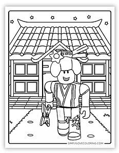 34 Roblox Coloring Pages (Free PDF Printables) - Simply Love Coloring