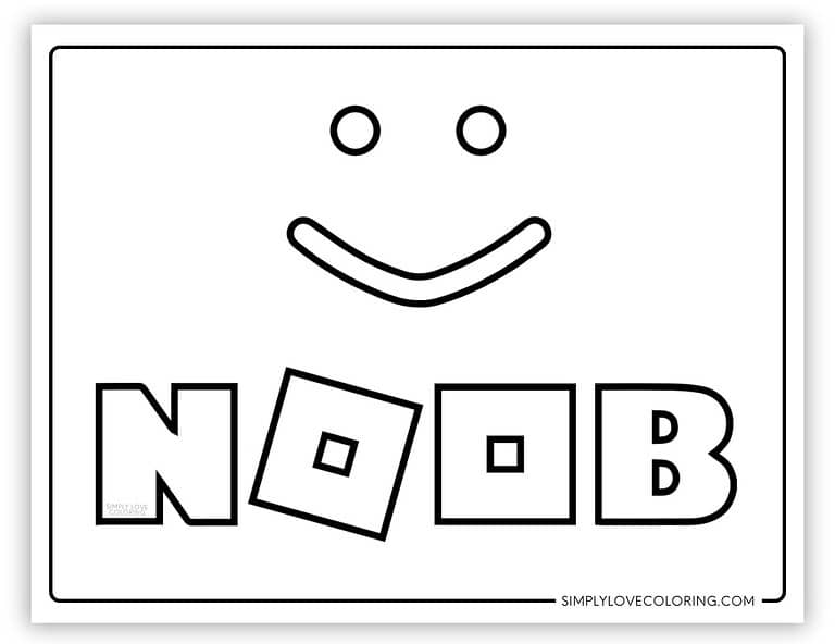 34 Roblox Coloring Pages (Free PDF Printables) - Simply Love Coloring