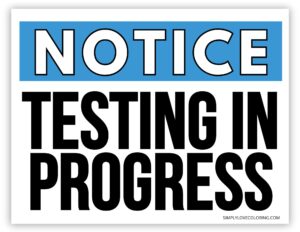 Testing in Progress Sign Printable (Free PDF Downloads) - Simply Love ...