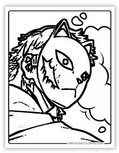 35 Demon Slayer Coloring Pages (Free PDF Printables) - Simply Love Coloring