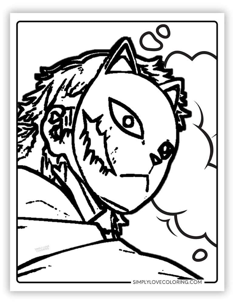 35 Demon Slayer Coloring Pages (Free PDF Printables) - Simply Love Coloring