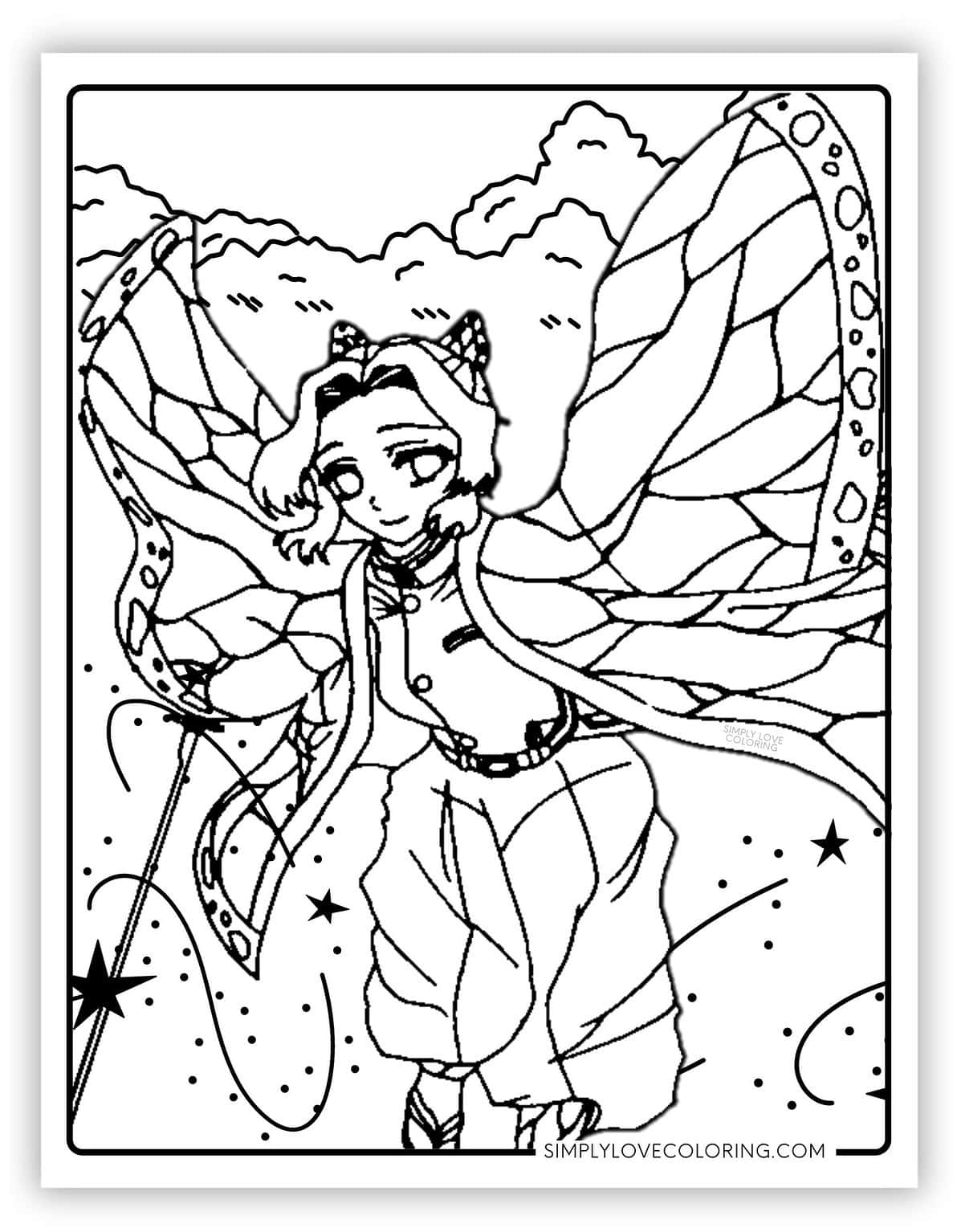 35 Demon Slayer Coloring Pages (Free PDF Printables) - Simply Love Coloring