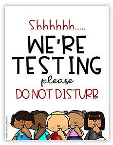 Testing in Progress Sign Printable (Free PDF Downloads) - Simply Love ...