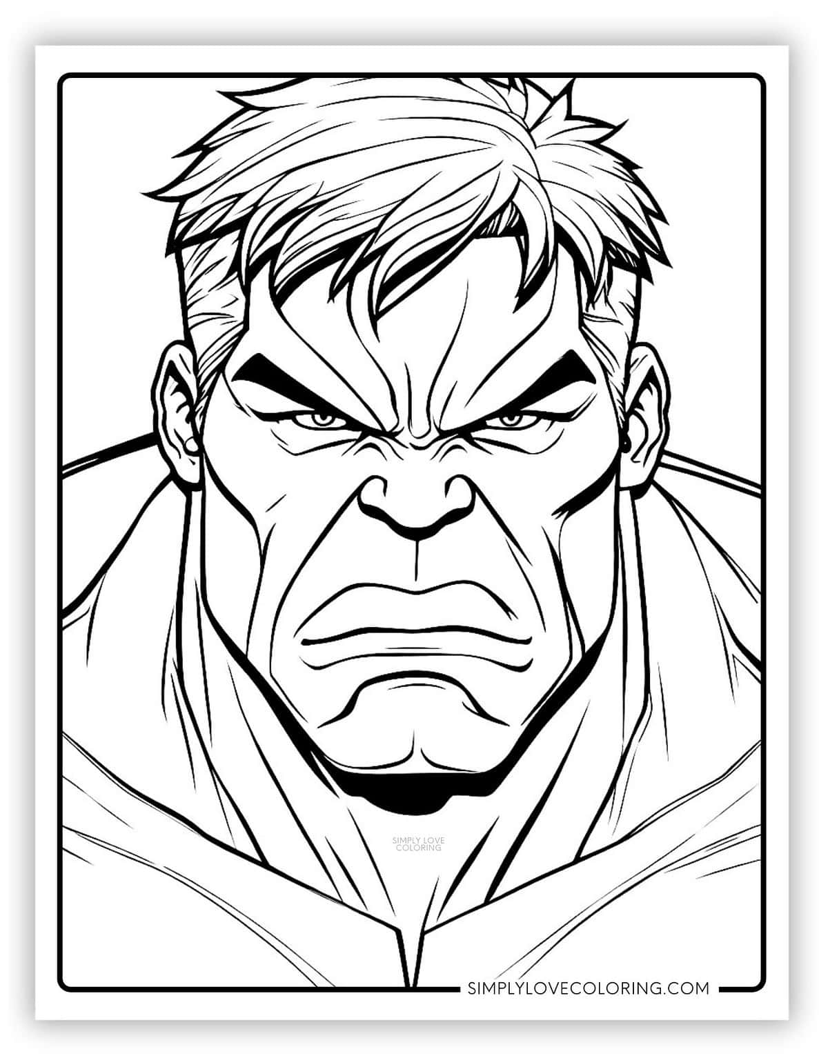 Marvel Avengers Coloring Pages (Free PDF Printables) - Simply Love Coloring