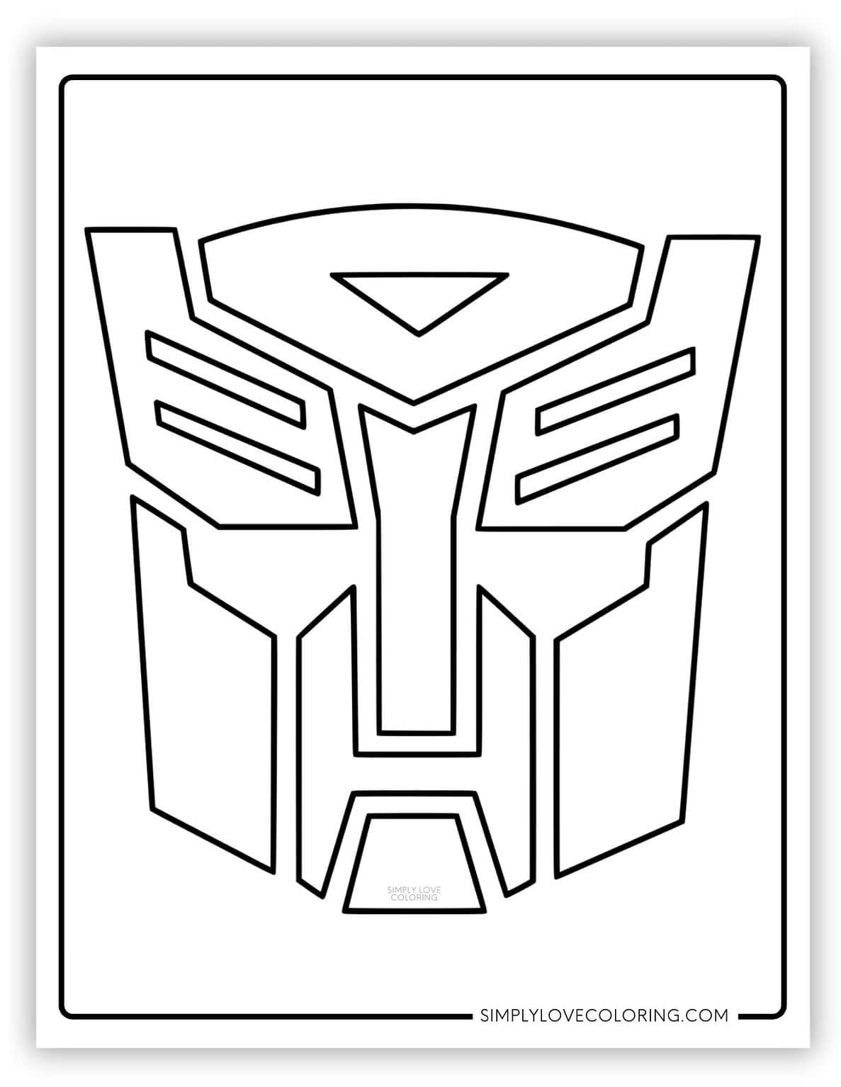 Transformers Coloring Pages (Free PDF Printables) - Simply Love Coloring