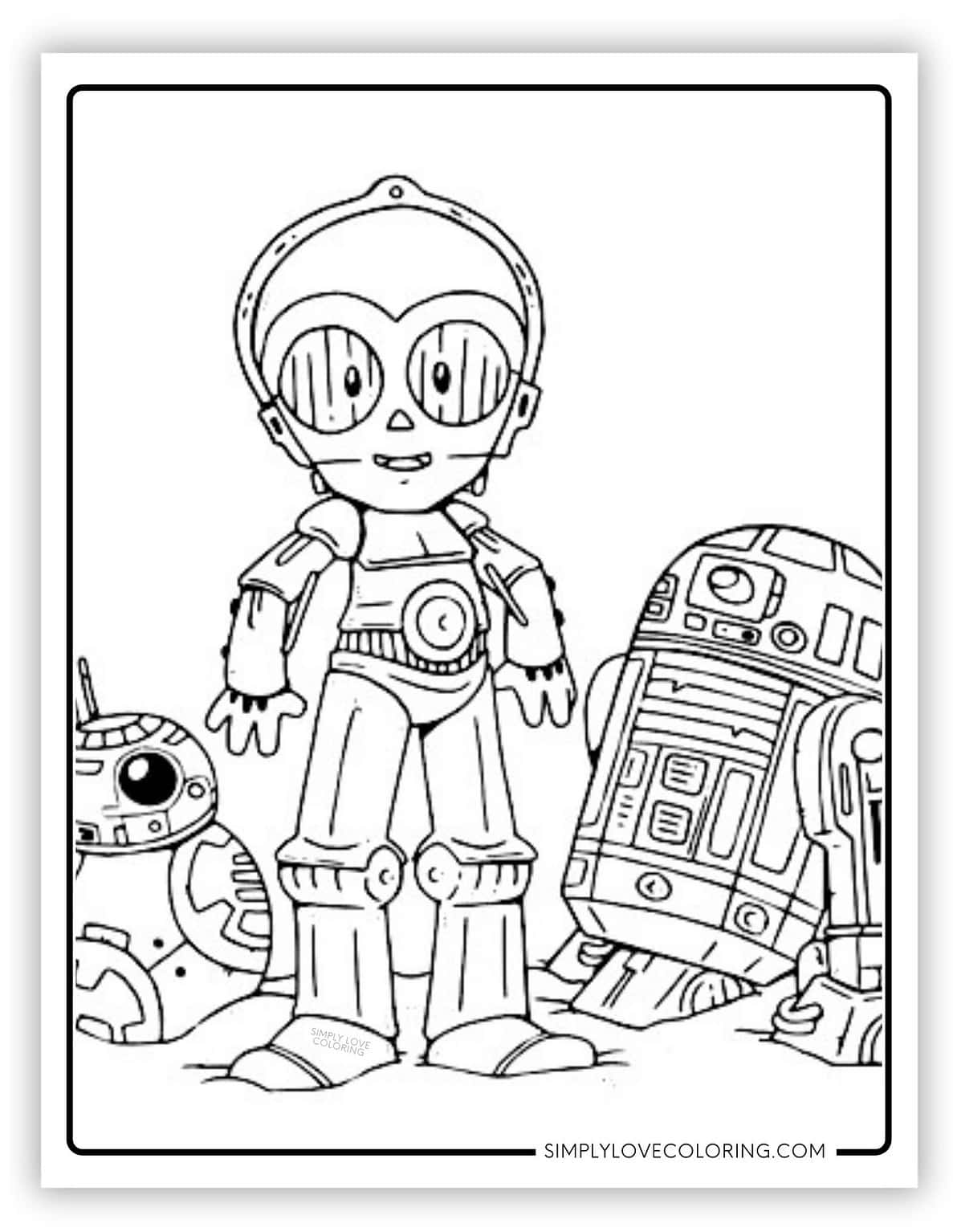 38 Stars Wars Coloring Pages (Free PDF Printables) - Simply Love Coloring