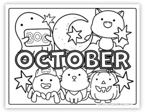 October Coloring Pages (Free PDF Printables) - Simply Love Coloring