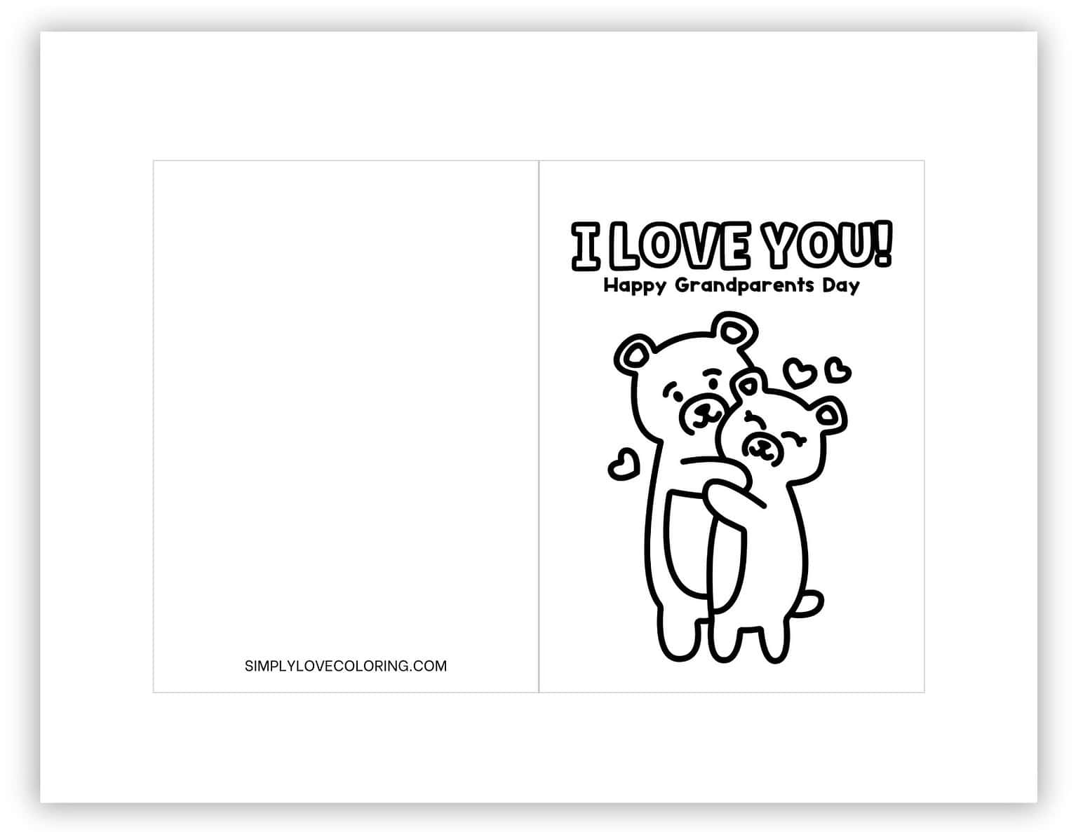 Grandparents Day Cards to Color (Free PDF Printables) - Simply Love ...