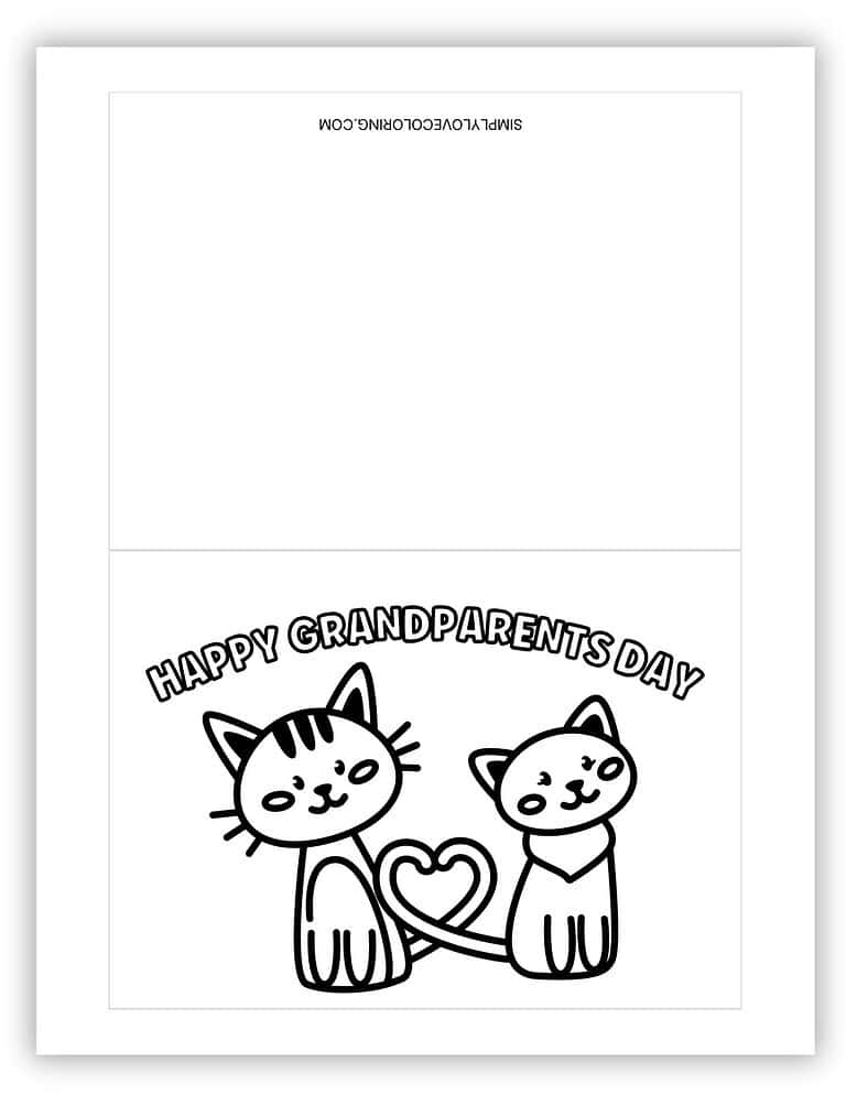 Grandparents Day Cards to Color (Free PDF Printables) - Simply Love ...