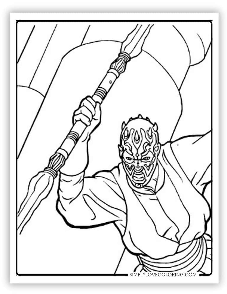 38 Stars Wars Coloring Pages (Free PDF Printables) - Simply Love Coloring
