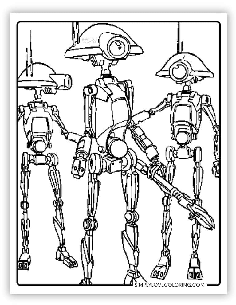 38 Stars Wars Coloring Pages (Free PDF Printables) - Simply Love Coloring