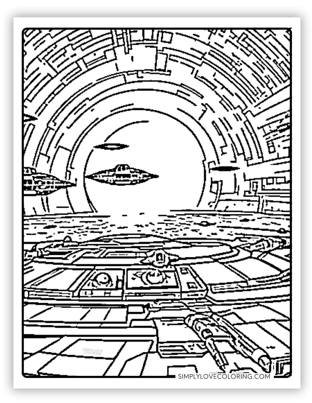 38 Stars Wars Coloring Pages (Free PDF Printables) - Simply Love Coloring