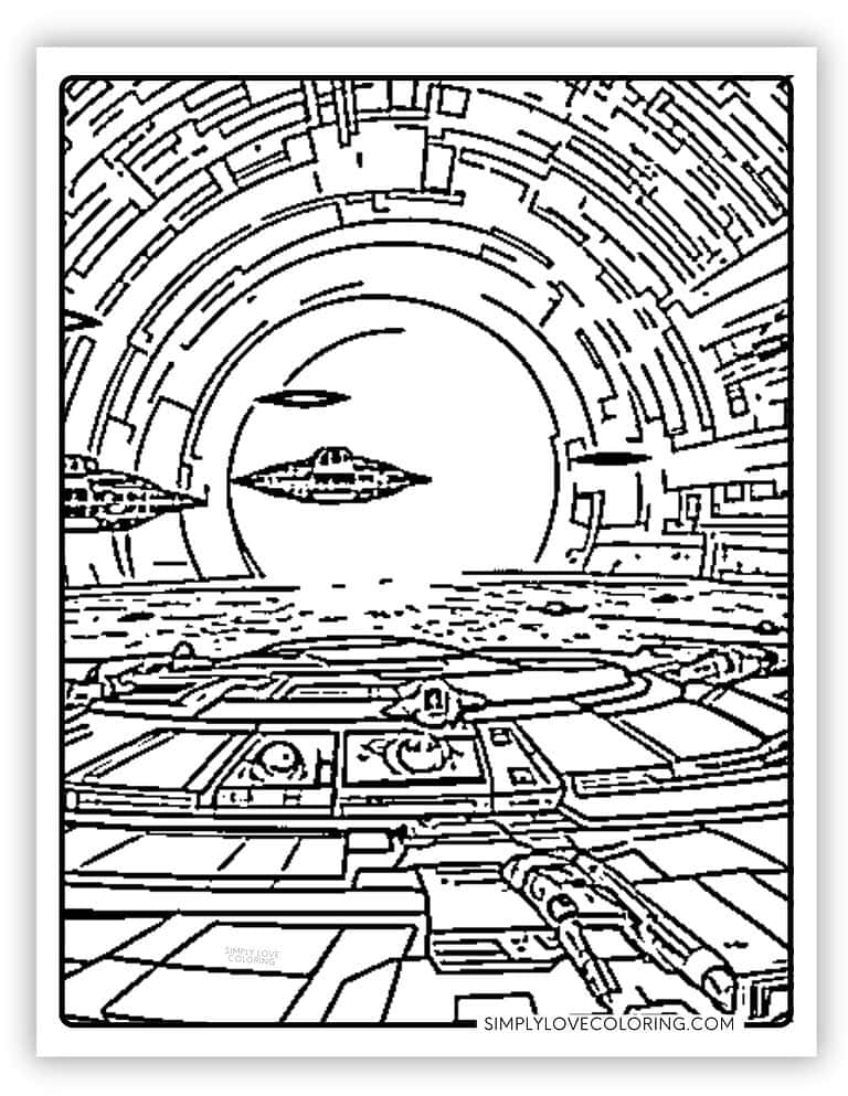 38 Stars Wars Coloring Pages (Free PDF Printables) - Simply Love Coloring
